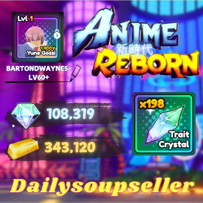 Anime Reborn - 100K+ Gems / 180+ reroll / have Yune Gossi - Full game ...