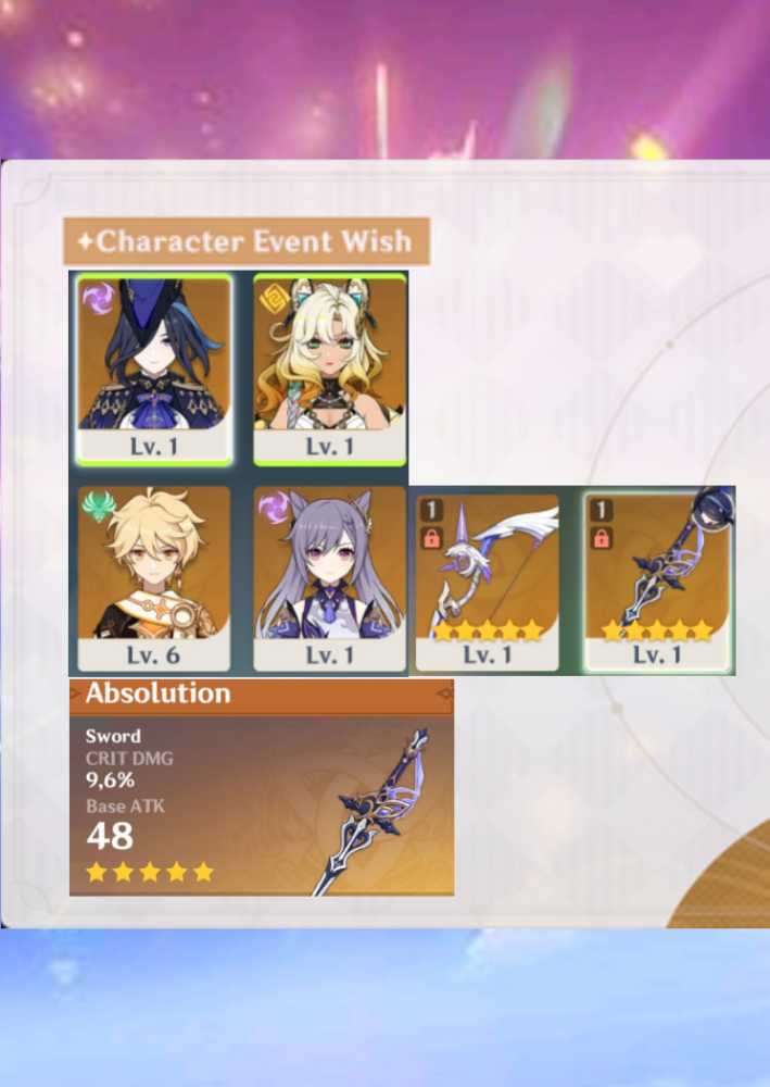 (ASIA) Clorinde Sign(Absolution) + Xilonen + Keqing| AR10 | Starter MC ...