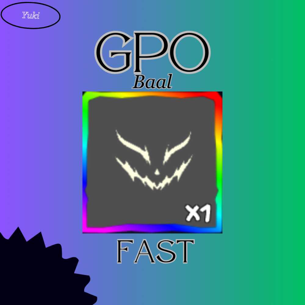 Resurrected Ba'al's Head (GPO) Grand Piece Online