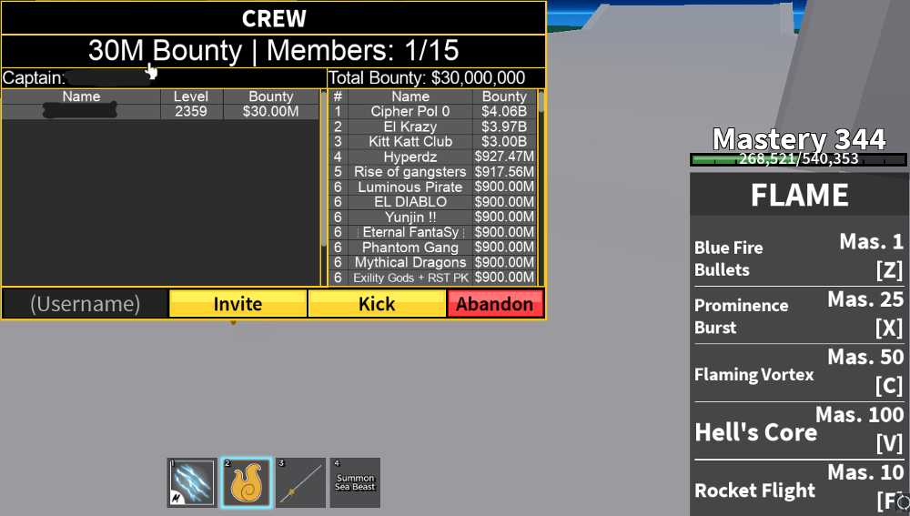 Blox Fruits | 30M Bounty Pirate Account | Electric Claw V2 | Flame ...