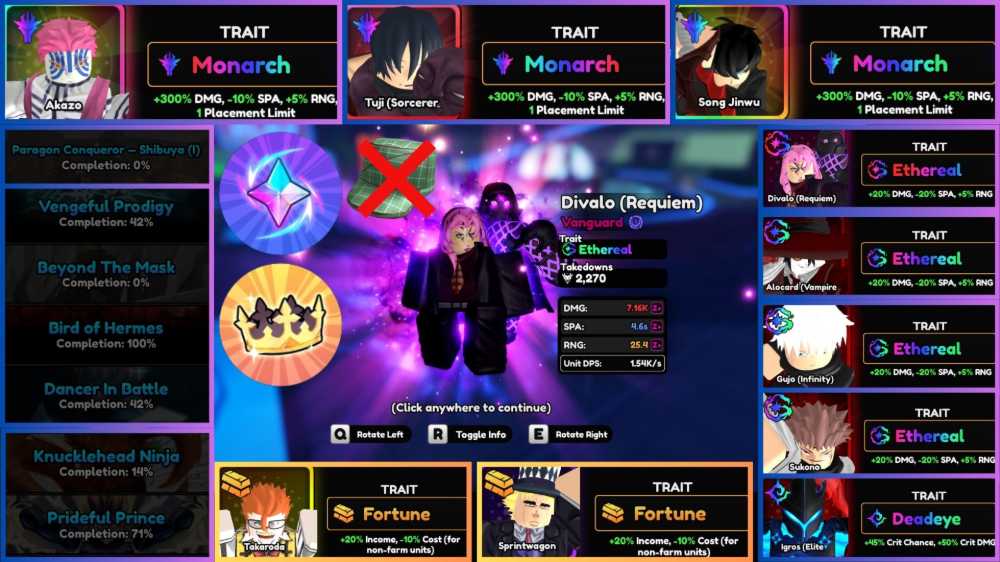 Anime VanGuards God Tier Account Vanguard Unit Diavolo(Divalo) Ethereal ...