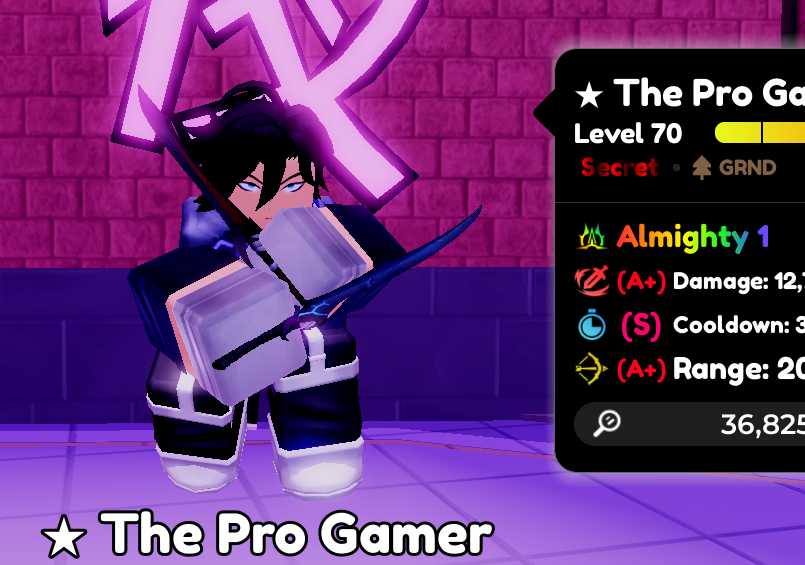 Almighty Pro GamerA+SA+Anime Defenders AD