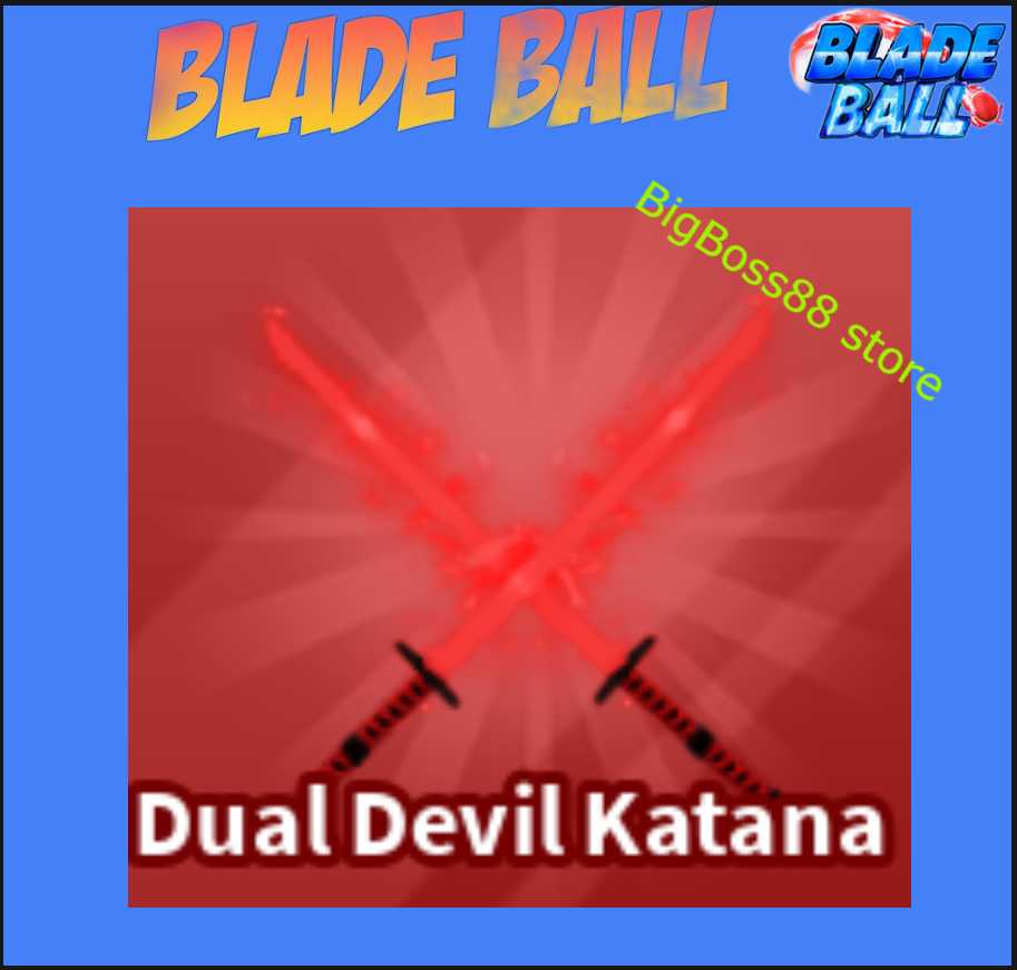 Dual Devil Katana - Blade Ball