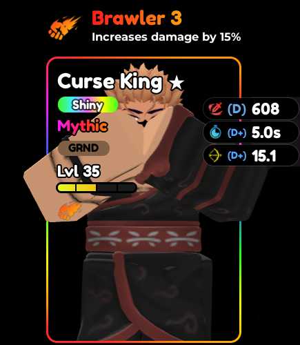 Shiny Curse King Sukuna EVO Roblox - Anime Defenders