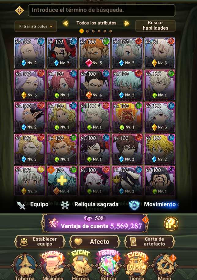 GLOBAL | Overlord HR, ToG HR, Shield Hero HR, Eternal Escanor, Arthur ...