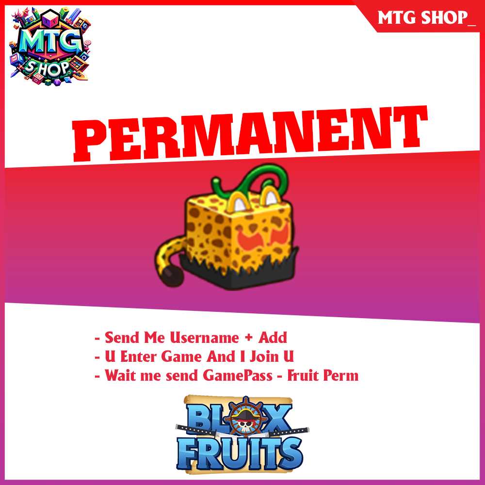 [ Blox Fruit ] LeoPard Perm