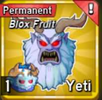Permanent Yeti | Blox Fruit (Permanent)