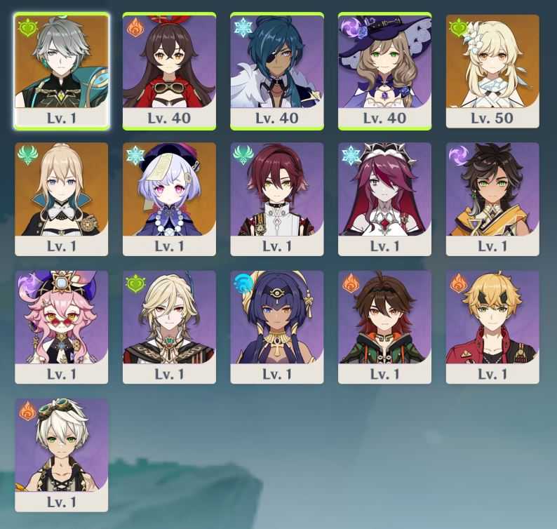 [ASIA] AR 52 ALHAITHAM C2 R1 WEAPON + AQUILA R1 + JEAN + QIQI + SETHOS ...