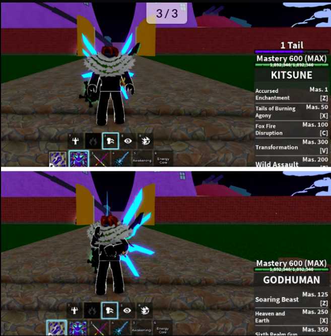 [Blox Fruits] CYBORG V4 Full Gear Full Tier 10 (MAX) + KITSUNE Full ...