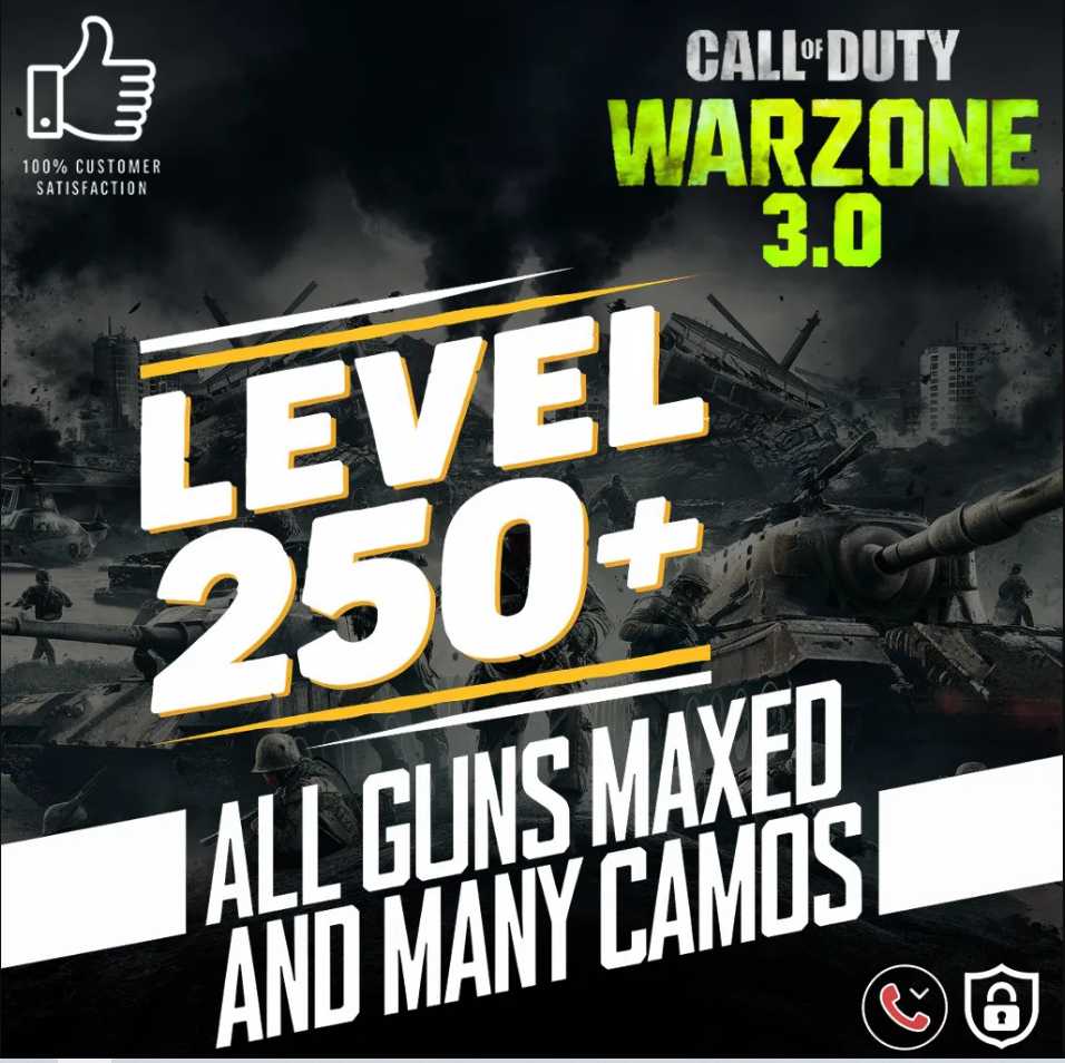 Warzone - Level 250 - 44+ MW3 Max Guns - Activision/Steam Account ...