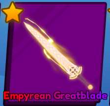 empyrean greatblade - blade ball