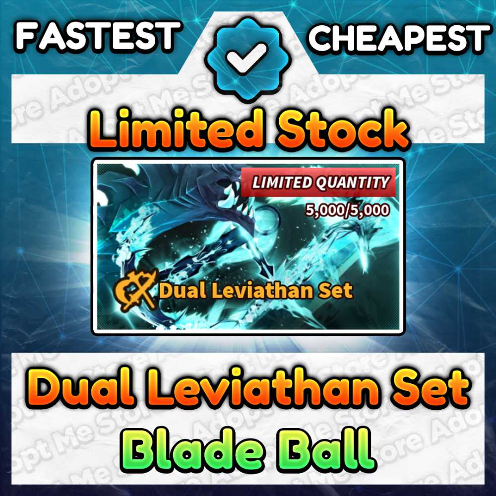 Dual Leviathan Set - Blade Ball | ⭐️ 100% SAFE - QUICKEST - CHEAPEST ⭐️