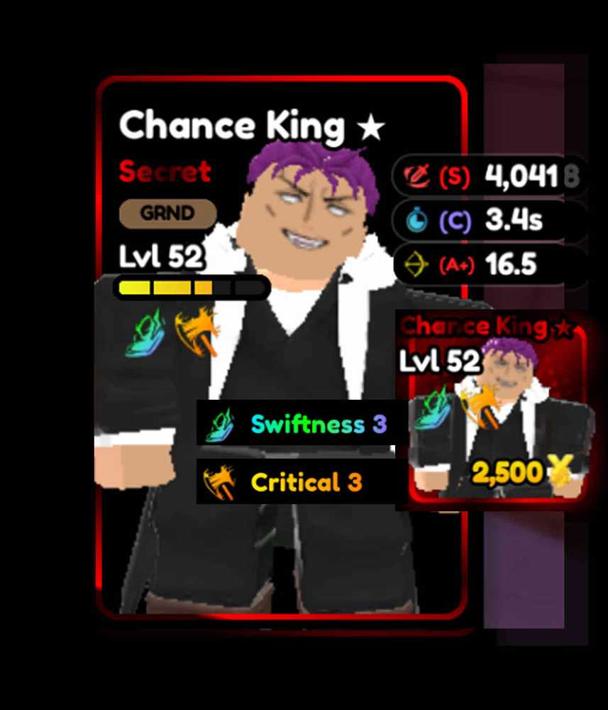 Secret Chance King EVO - Hakari EVO l Roblox Anime Defenders