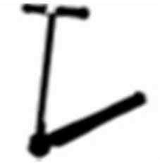 Adopt Me (vehicles) - black scooter