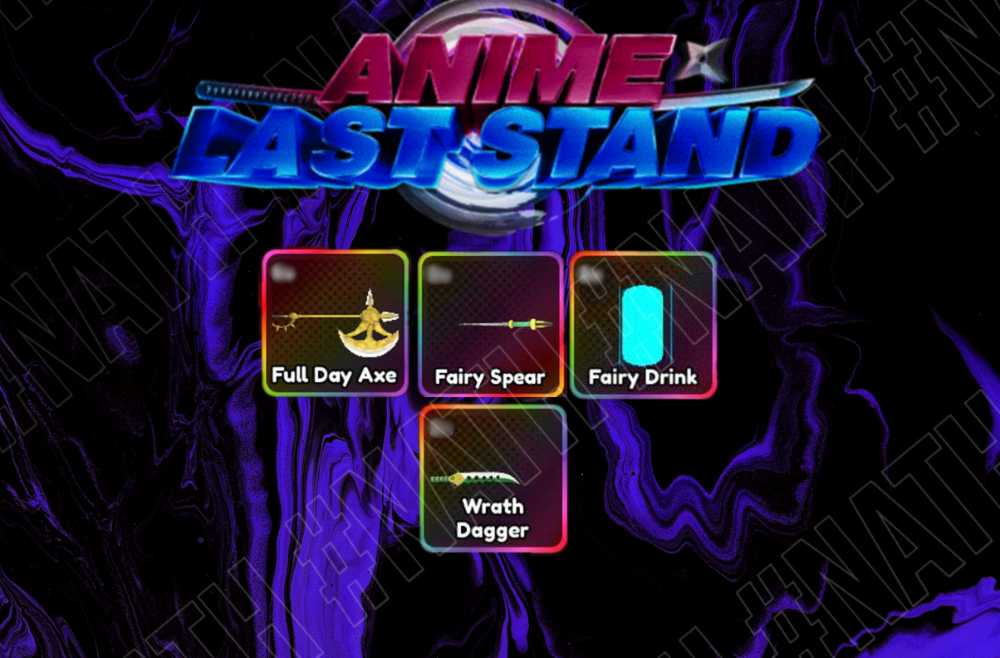 7DS BUNDLE | FAIRY DRINK x FAIRY SPEAR x FULL DAY AXE x WRATH DAGGER ...