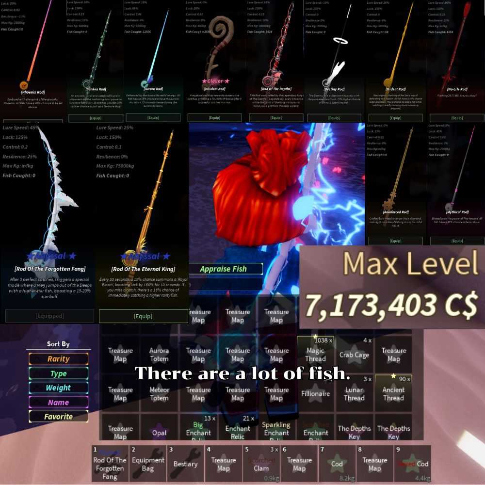 ID49Fisch:Lv750 Max. | 7M C$ | Rod of the Forgotten Fang Abyssal | Rod ...