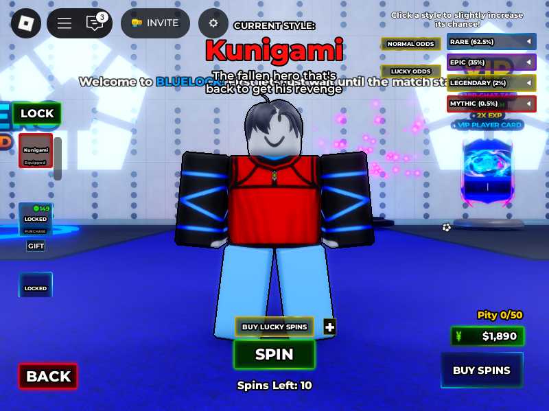 Blue Lock: Rivals | Style Kunigami | Flow Puzzle | ROBLOX | Unverified ...