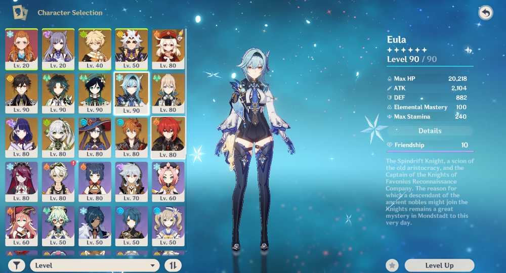 CODE 613 | ASIA AR 56 27x5 Eula c1 + SOBP, Zhongli c1, Venti c2, Raiden Shogun + Skyward Spine ...