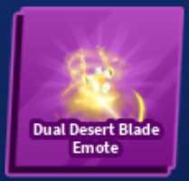 dual desert blade emote
