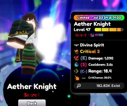 Aether Knight Instant Delivery