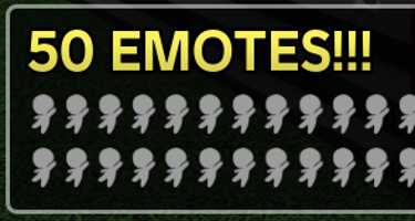 Heroes Battlegrounds - 50 Emotes (Via Gift)