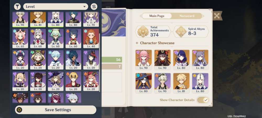EUAR 56️Hutao C1, Raiden, YaeMiko, Mona C2, Keqing C2, Staff of Homa ...