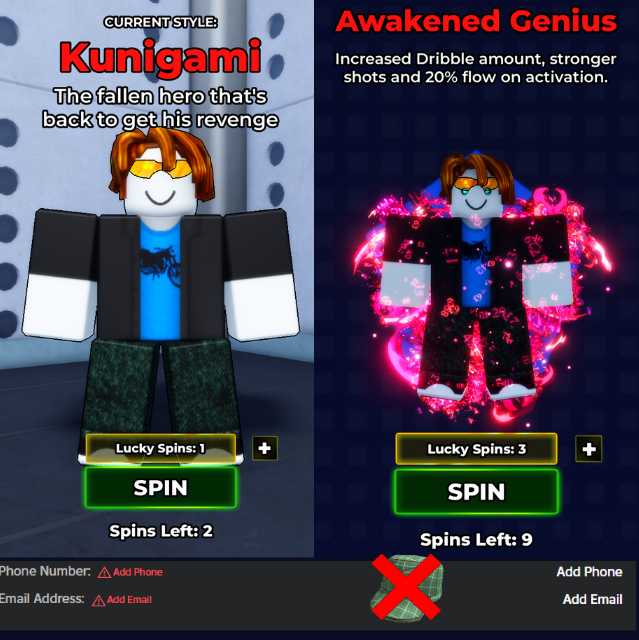 ROBLOX Blue Lock: Rivals (Kunigami Awakened Genius) Unverified Account ...