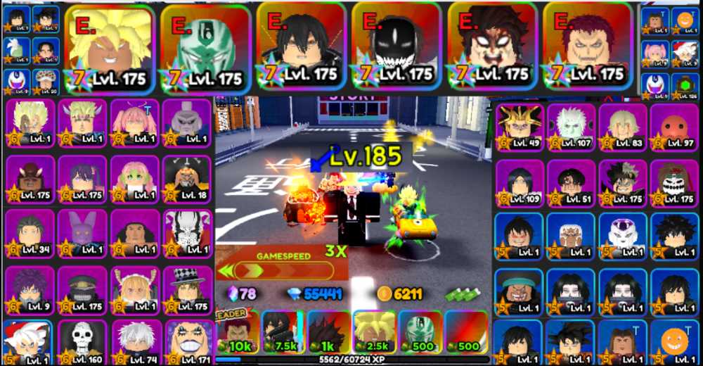 #025 ⭐ASTD⭐ All Star Tower Defense META Account lvl 185 : x6 7 STAR ...