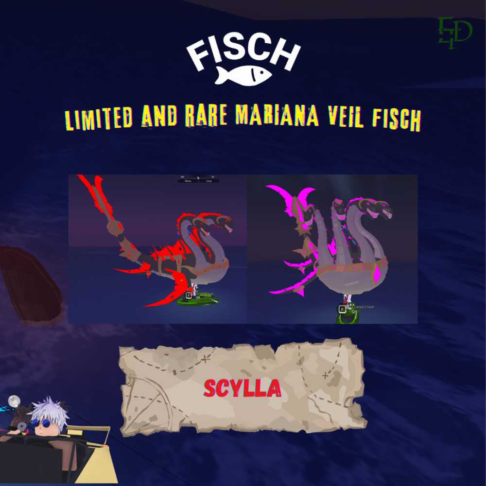 Roblox Fisch | Mariana's Veil - Scylla | Rare Fish - Fast Delivery