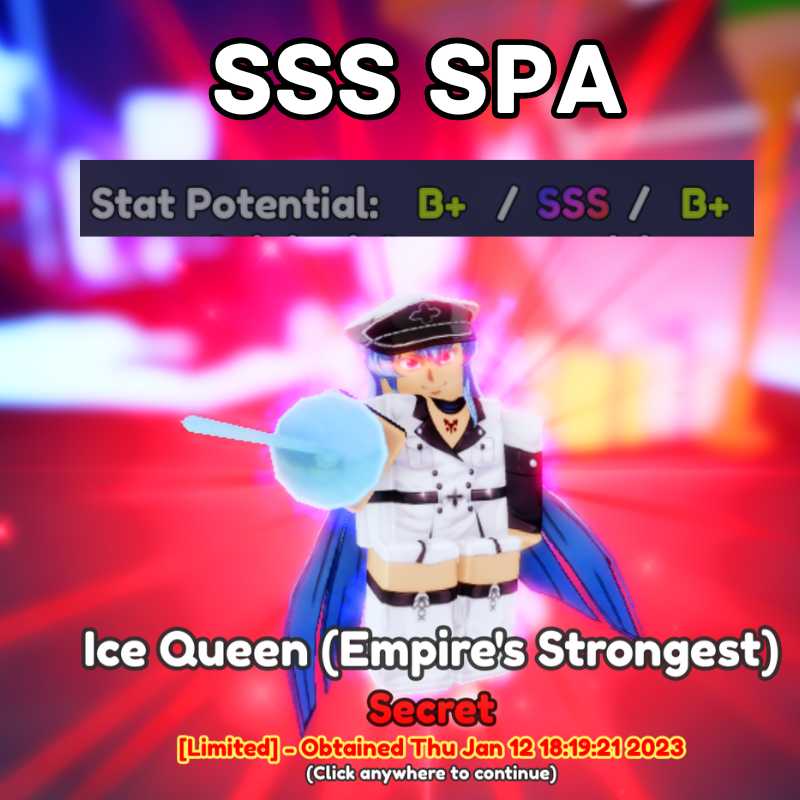 A213Ice Queen Evo SSS SPA 10.2% - Anime Adventures - Instant Delivery