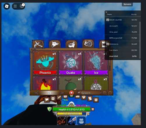 King Legacy / Phoenix Inventory /3m Cash / 173 Gems / Unlinked