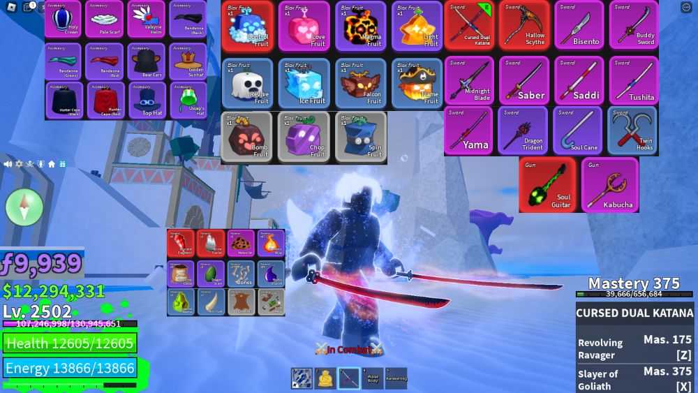 Blox Fruit Lv:2550Max | Shark V4 | Buddha AWAKEN | Cursed Dual Katana ...