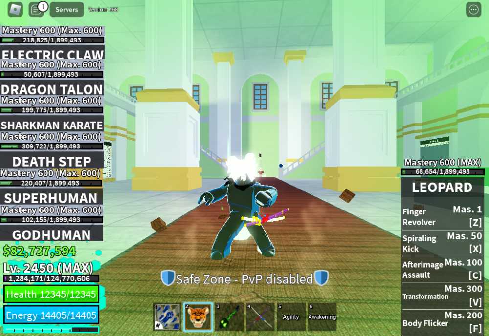 Roblox Blox Fruits | Race v4 | Max Mastery Leopard | Unverified 13 ...