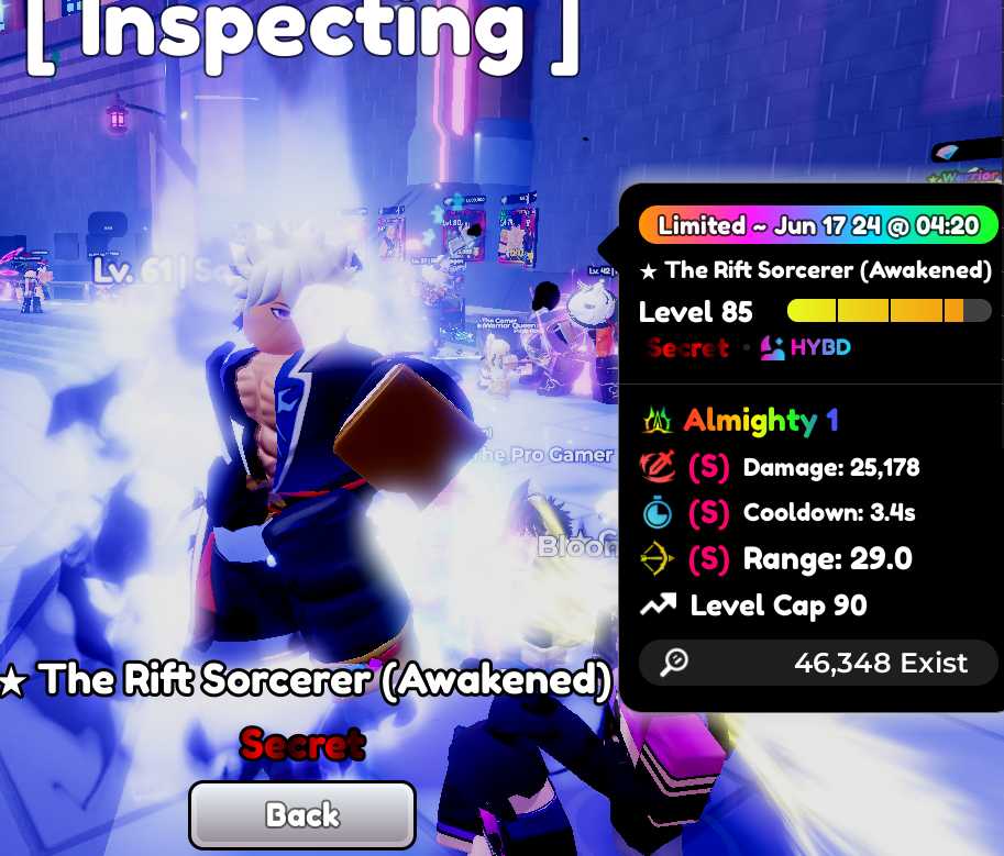 ALMIGHTY GOJO (THE RIFT SORCERER) TRIPLE S