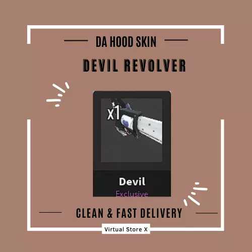 Roblox - DH - Da Hood - Devil Revolver - High tier Knives / Revolvers ...