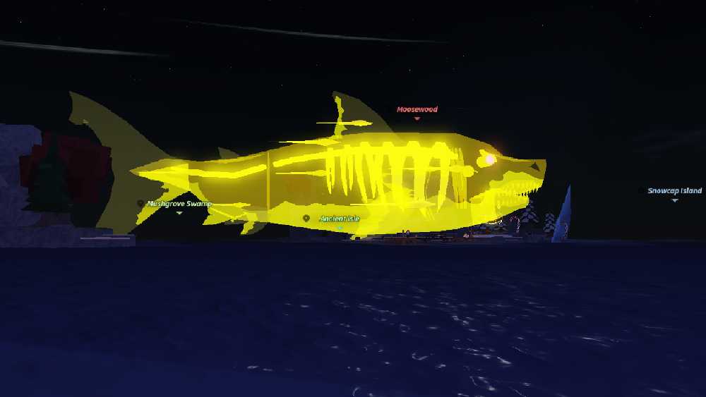 Sparkling Shiny Giant Mythical Phantom Megalodon 130K KG