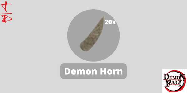 20 Demon Horns Demonfall