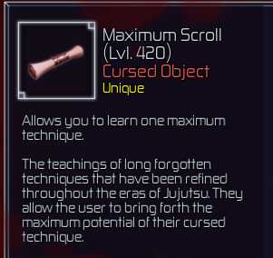 Jujutsu InfiniteX5(MAXIMUM SCROLL)