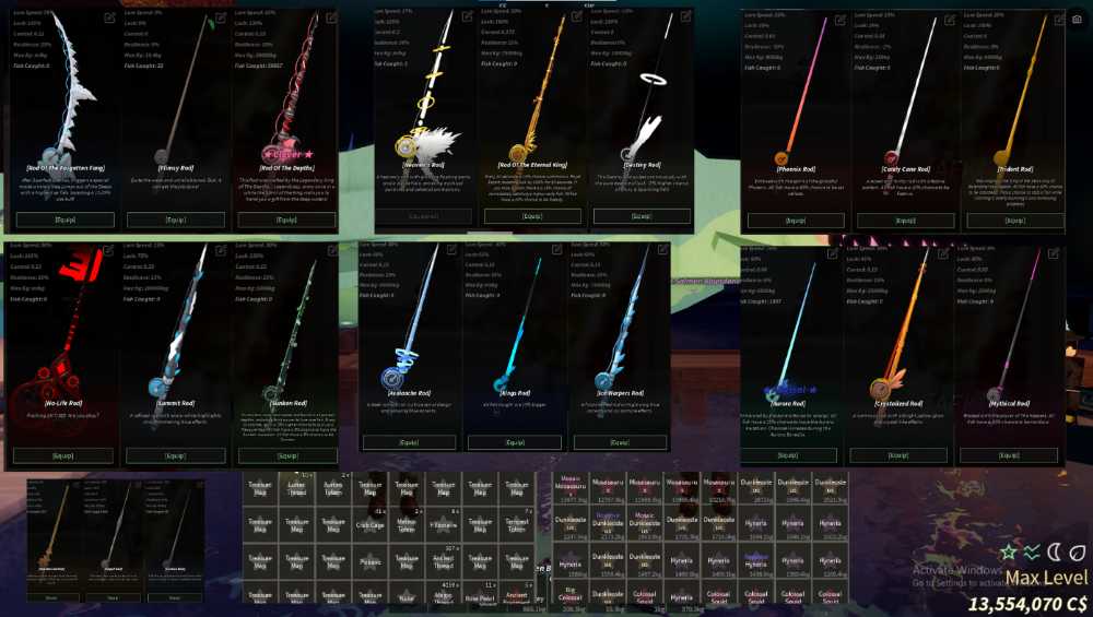 Heaven's Rod | Rod of Forgotten Fang | Rod of Depths | Rod of The ...