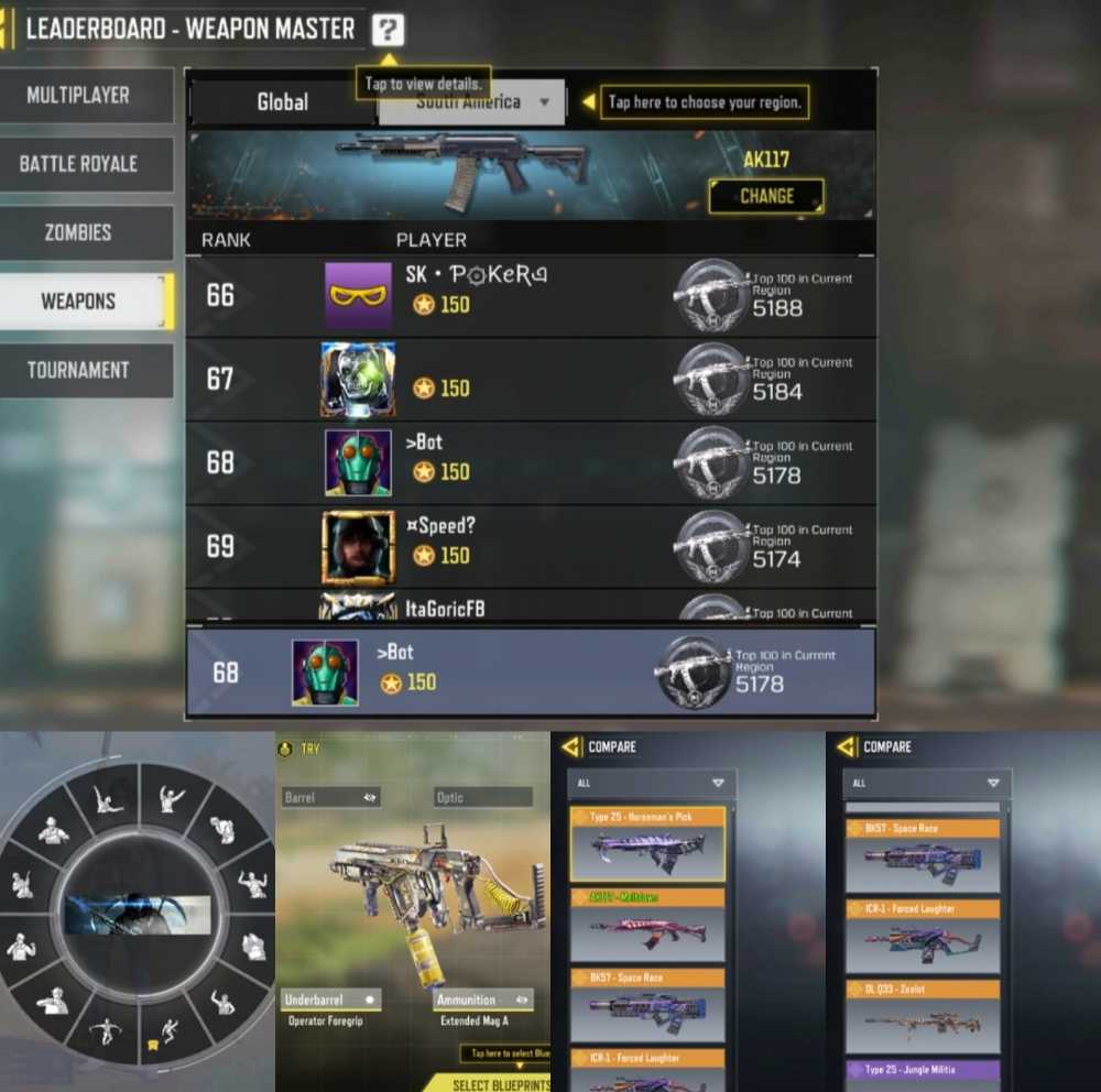 CODM Account 5 Legendary Gun 1008 CODM Account 5 Legendary Gun 1008