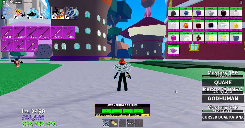 [ Cheap ] Blox Fruits Max Level Account (2450) + DualKatana/Godhuman ...