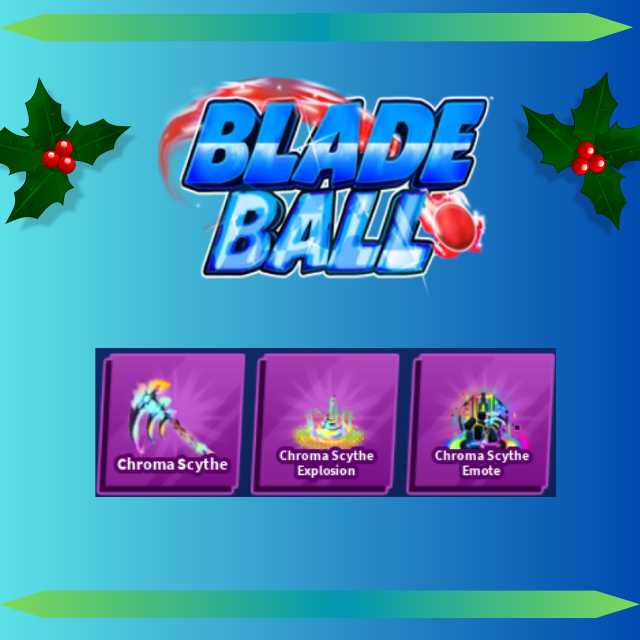 Chroma Scythe Full set - Blade Ball