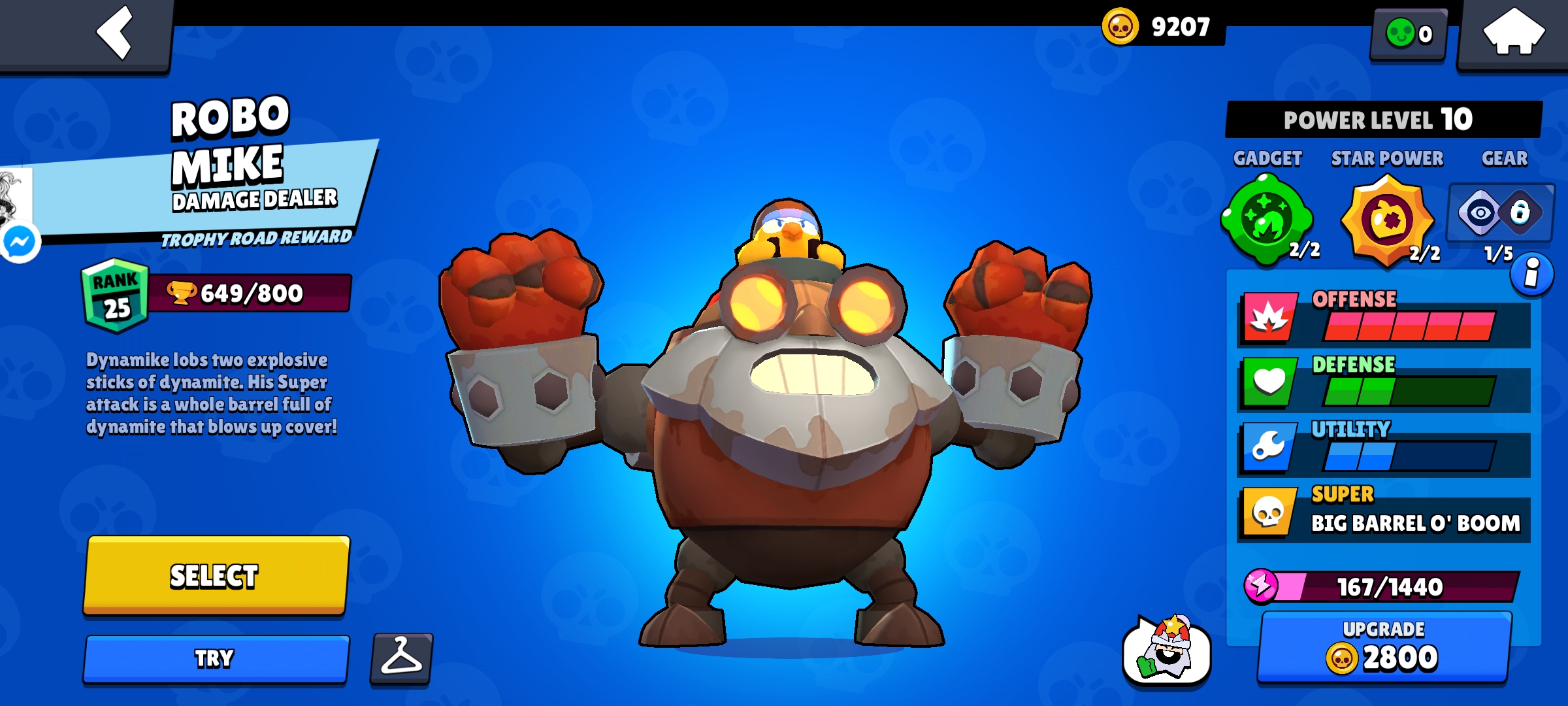 53 Brawlers + 6 Legendary Brawlers/ With Good Skins