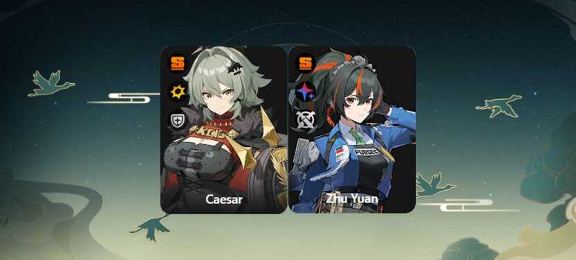 Asia |AR4-8|Female|Caesar+Zhu Yuan+Random SSR|Random four-star characters