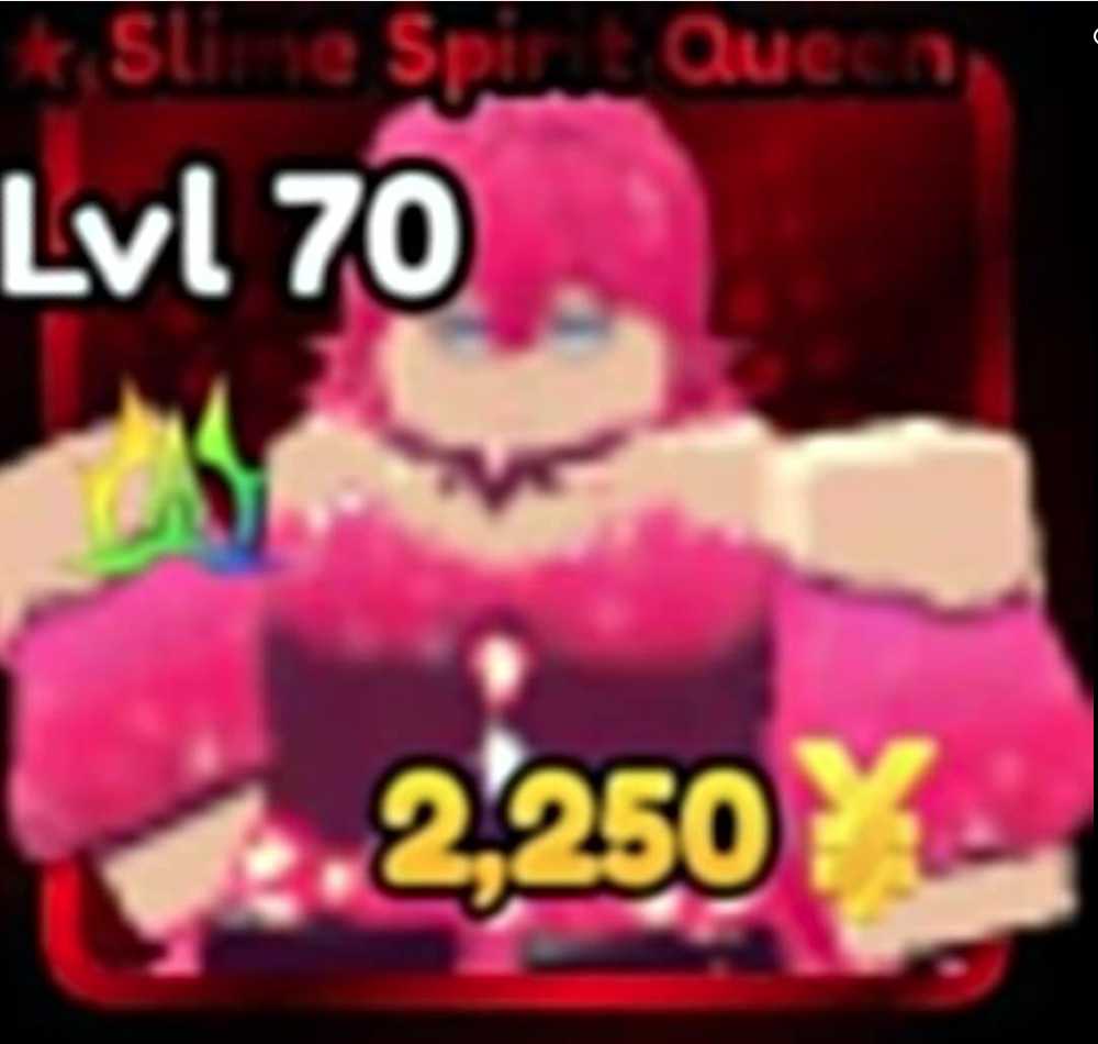 shiny slime spirit queen almighty - Anime defender