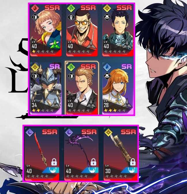 Weapon 3 SSR + Emma Laurent⭐️1 [ 3 Hero SSR]
