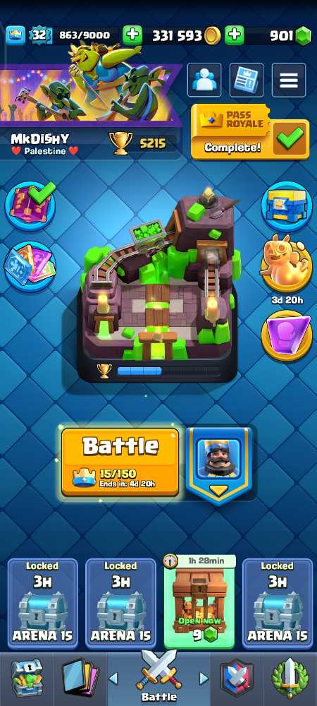 KT 10, 5200 trophy, 15 legendary, 1 evolution, max wild cards, all ...