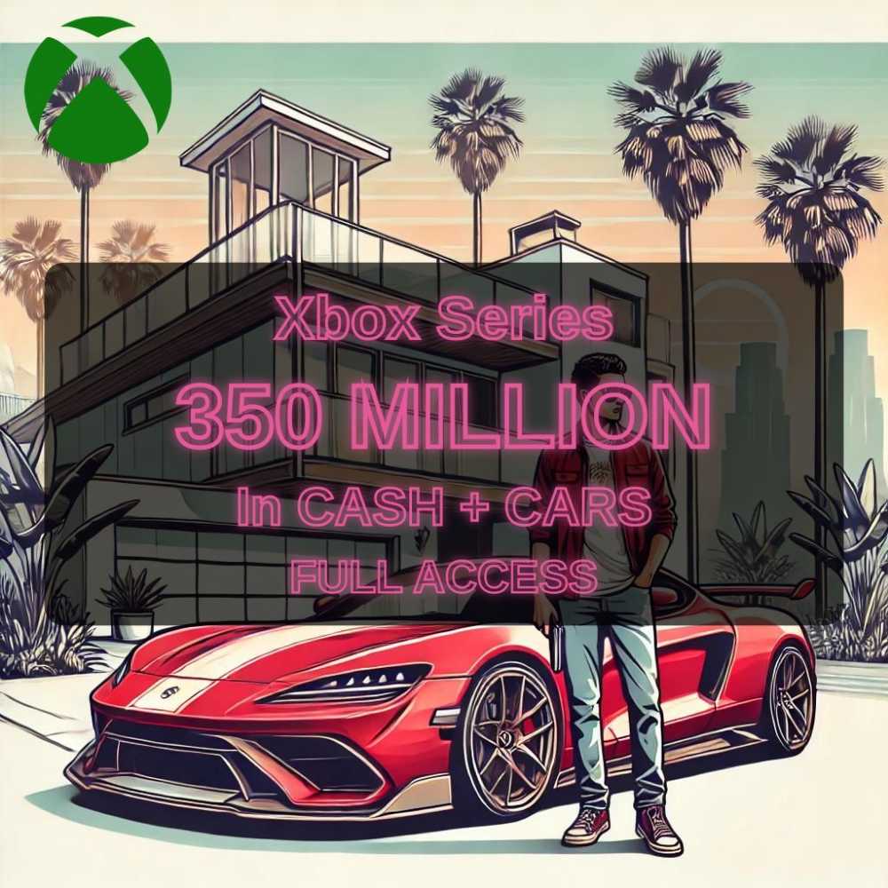 Xbox Series 350 Million in CASH + CARS (Total Assets of 20M + Cars to sell)