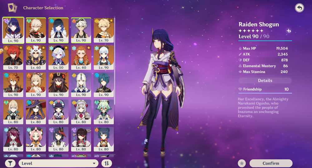 CODE 537 | NA 59 25x5 Raiden Shogun c3 + Engulfing Lightning, Hu Tao c1 ...