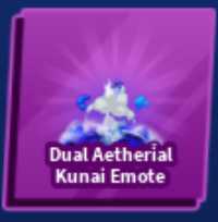 dual aetherial kunai emote